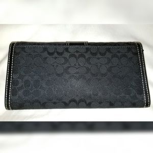 Coach | Bags | Black Coach Signature C Wallet | Poshmark